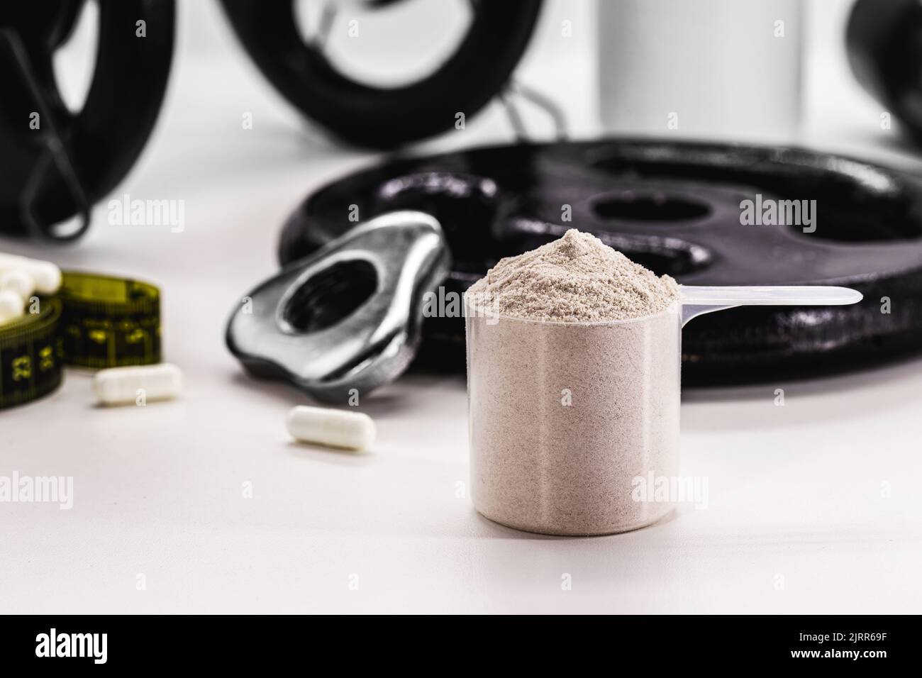 Measuring Spoon with Creatine or Whey, Food Supplement, Casein Cocktail ...
