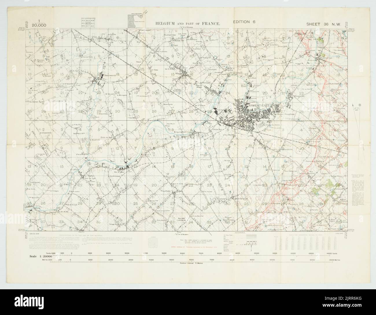 Map of france 1915 hi-res stock photography and images - Alamy