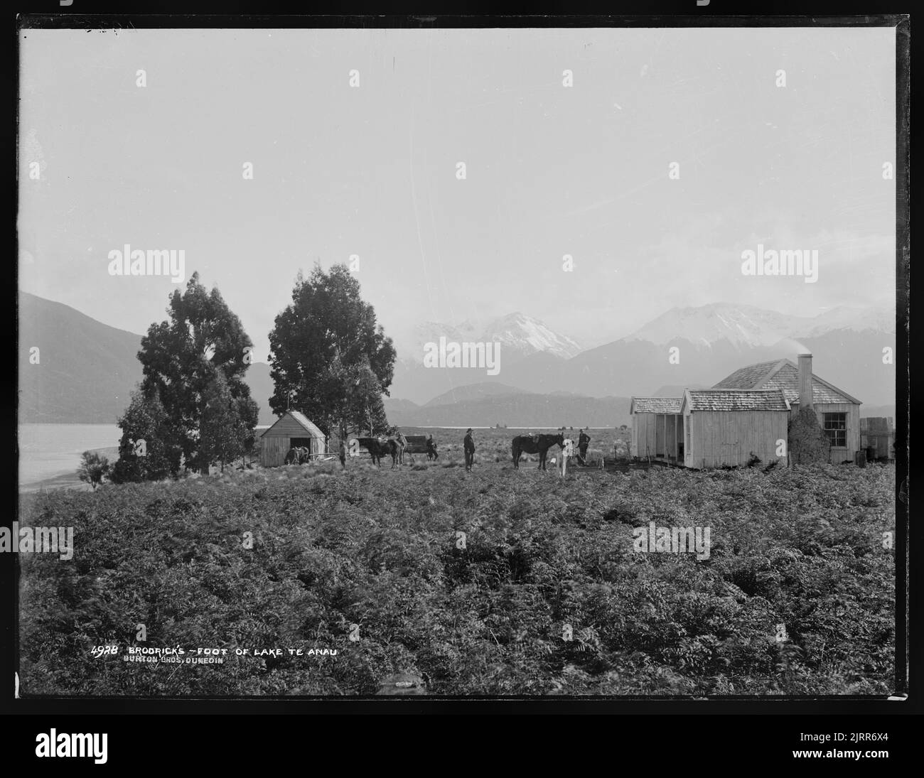 Foot of lake Black and White Stock Photos & Images - Alamy
