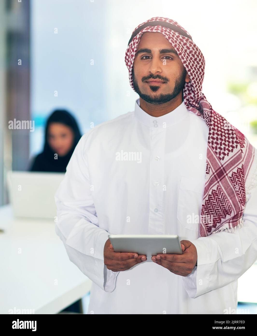 Organized and efficient. Thats the smart tech effect. Portrait of a ...