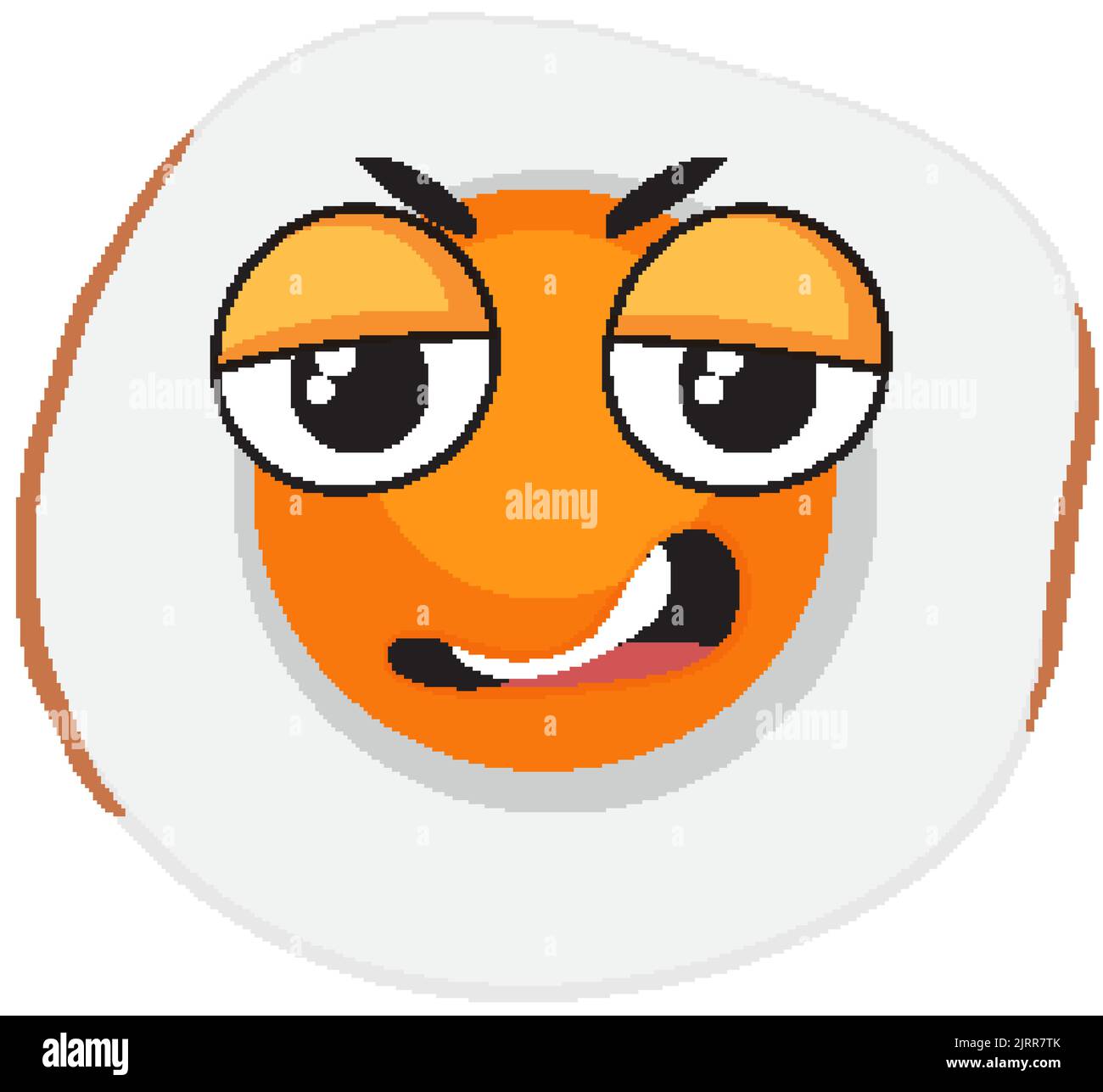 Egg with facial expression illustration Stock Vector Image & Art - Alamy
