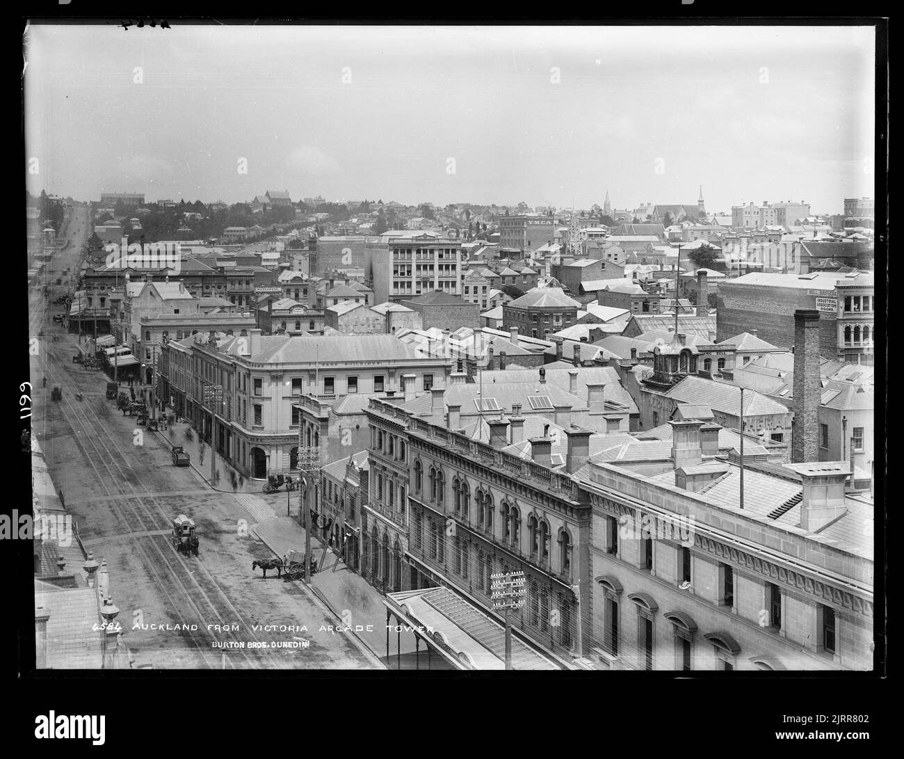 View from victoria tower Black and White Stock Photos & Images - Alamy