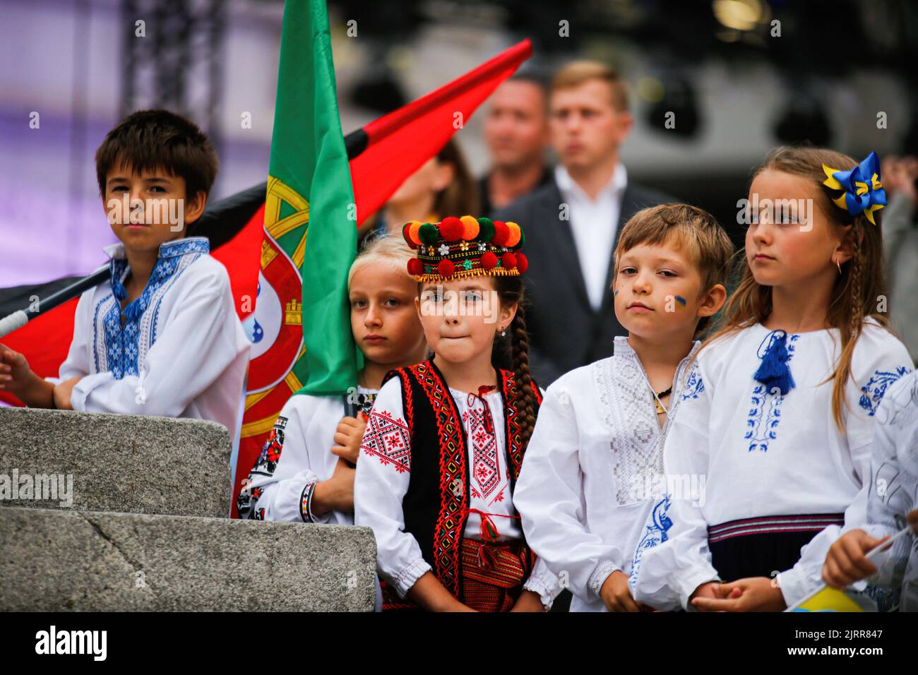 Portugal children in national costume hi-res stock photography and ...