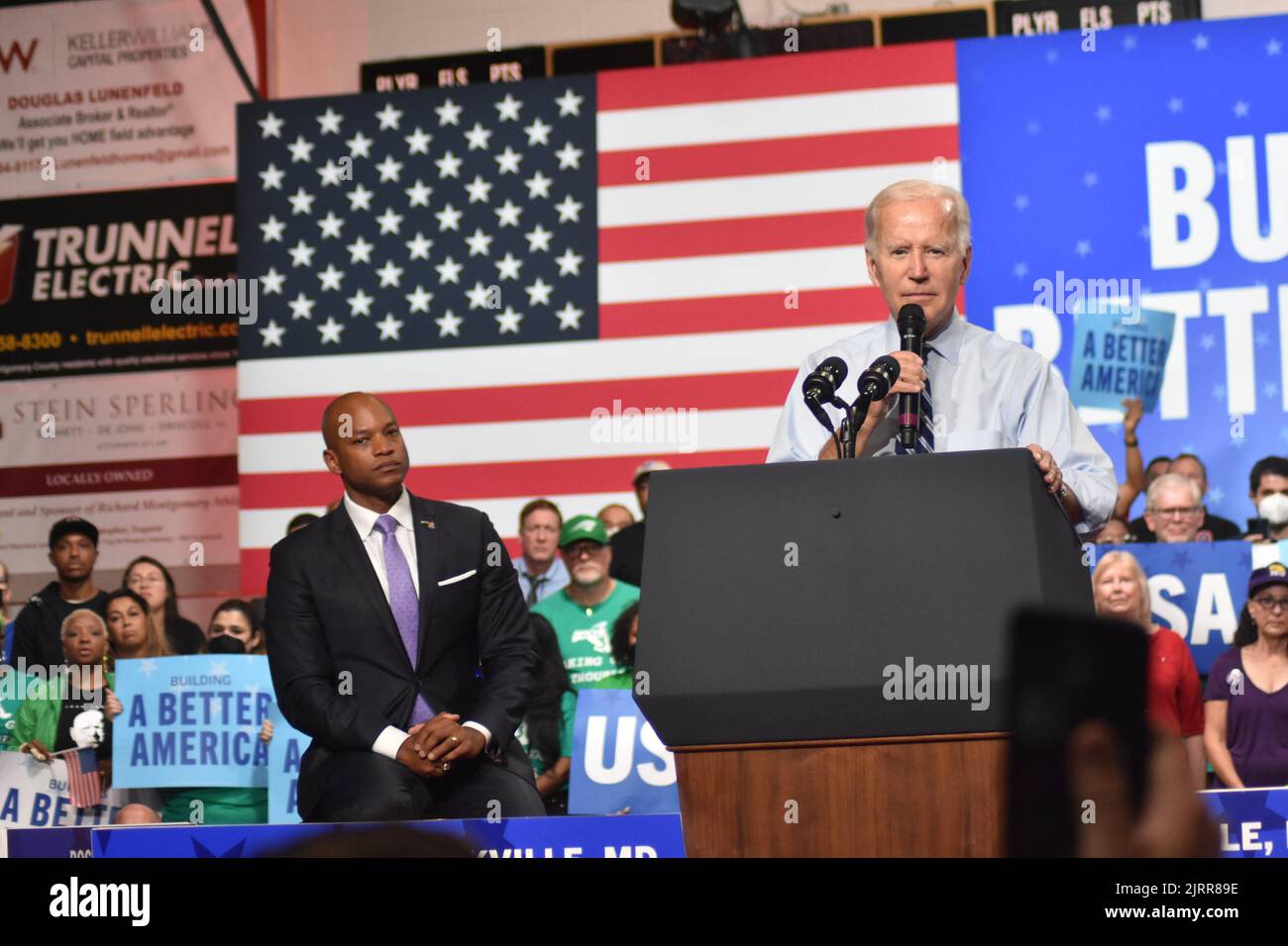 Rockville, MD, USA. 25th Aug, 2022. (NEW) US President Joe Biden ...