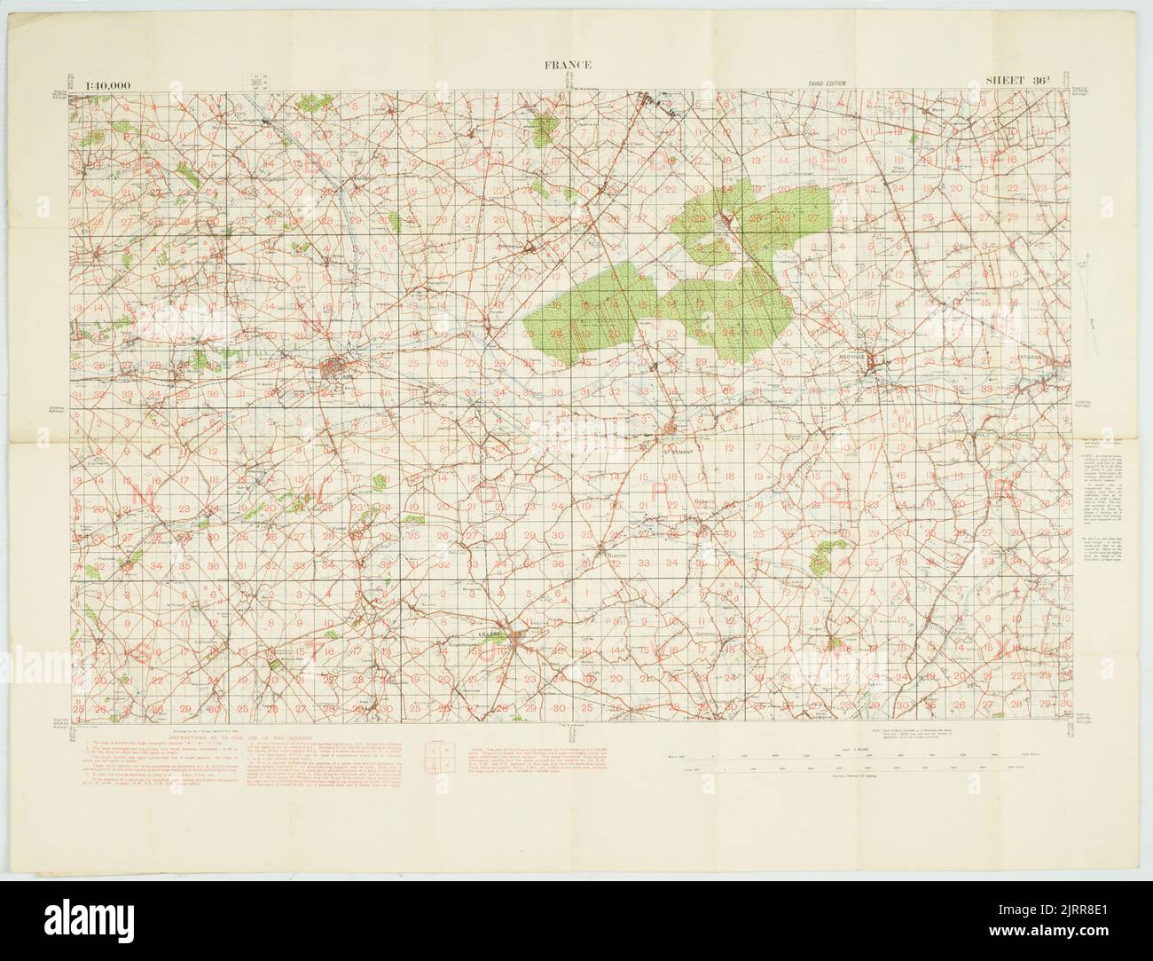 France sheet 36a map hi-res stock photography and images - Alamy