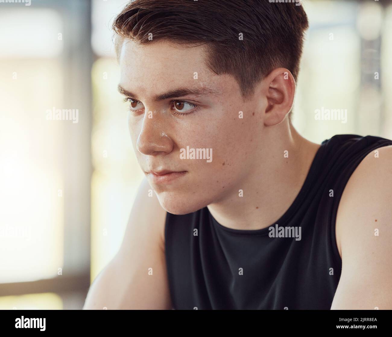 Athlete sweating hi-res stock photography and images - Alamy