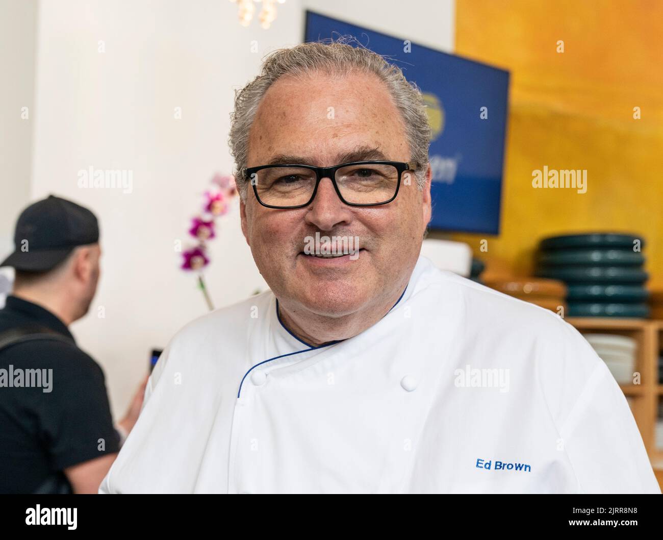 New Yokr, NY - August 25, 2022: Celebrity chef Ed Brown attends 2022 US ...