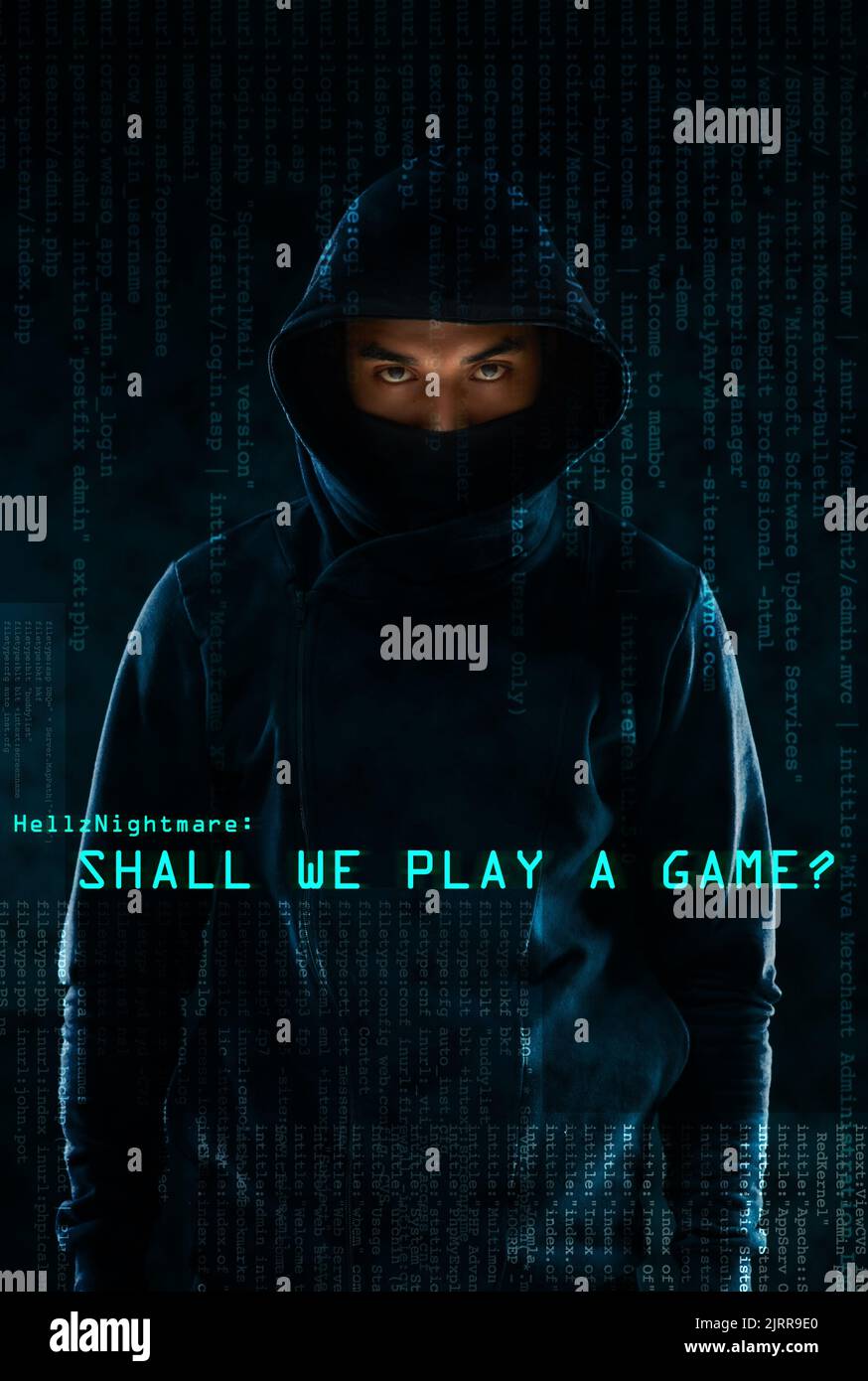 Guess whos been watching you online. Portrait of a menacing computer ...