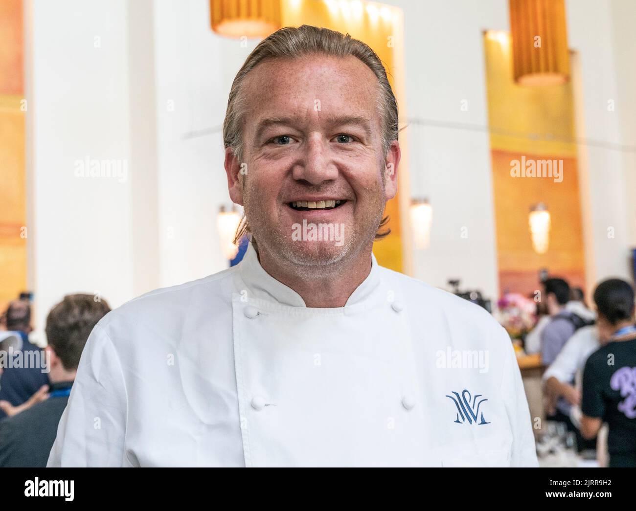 5-Time Michelin-Starred Chef Michael White attends 2022 US Open food ...