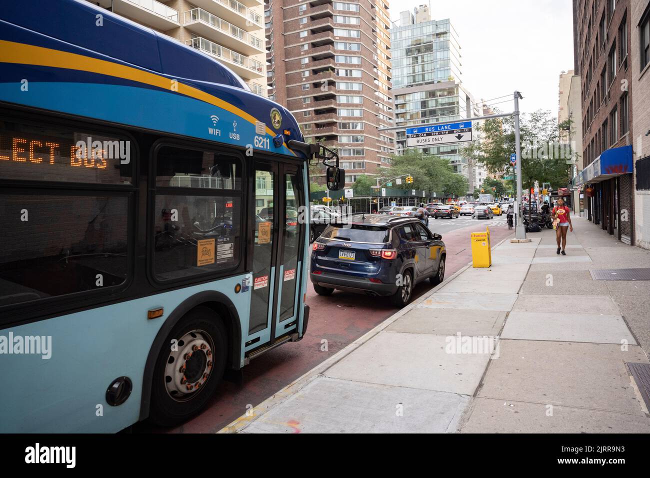 Mta m15 bus hi-res stock photography and images - Alamy