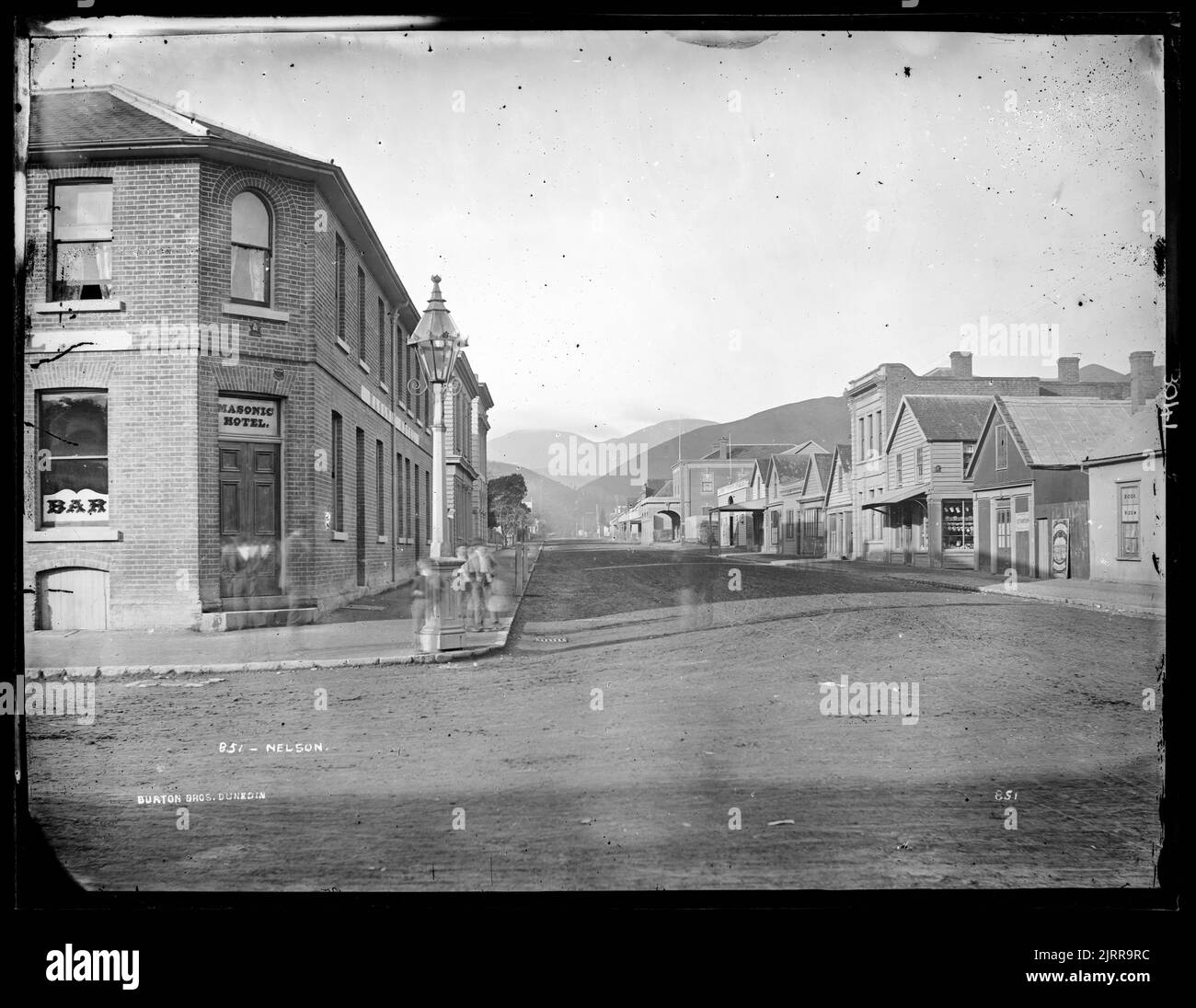 Nelson, 1870s, Nelson, by Burton Brothers Stock Photo - Alamy