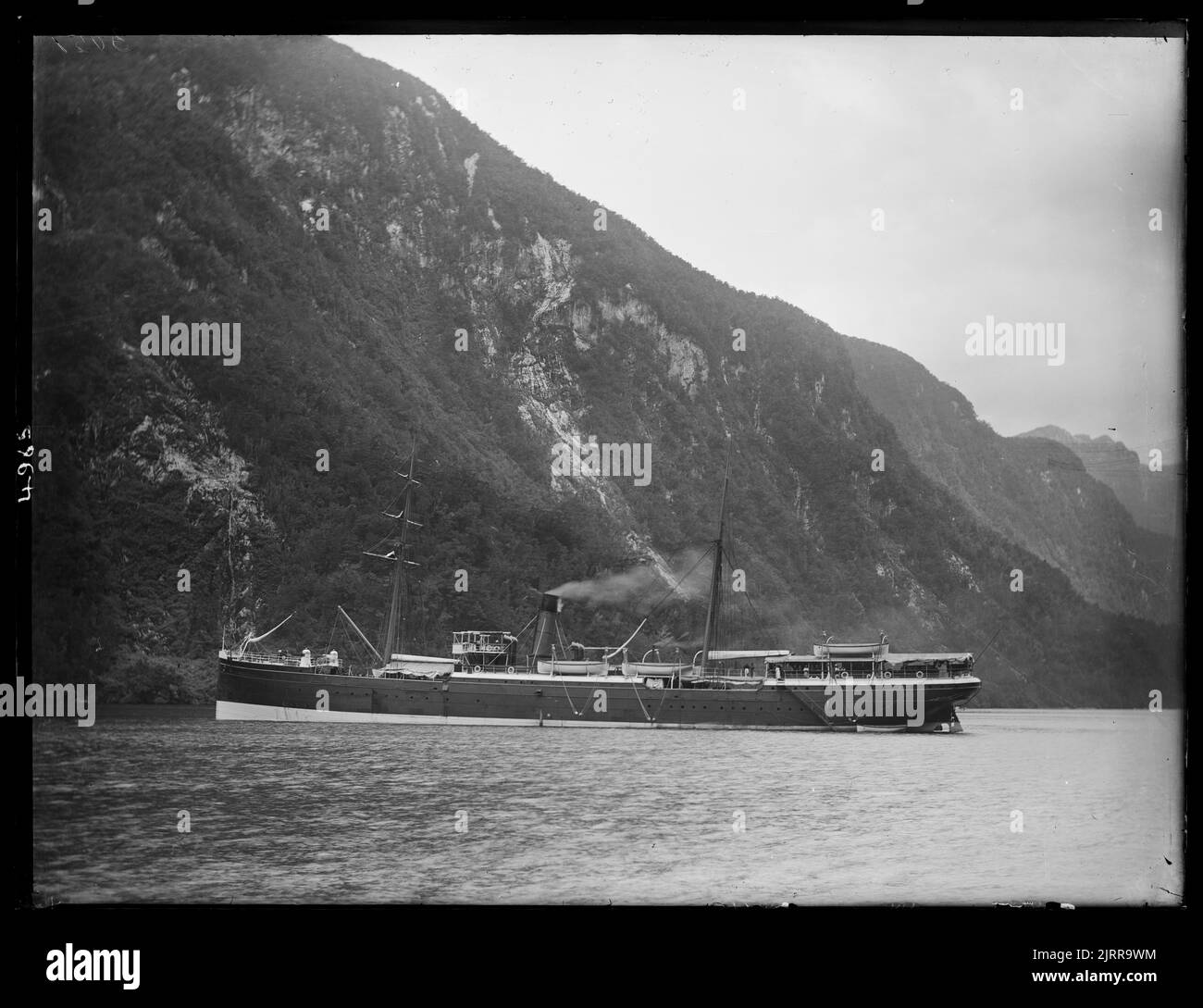 [Tarawera in Preservation Inlet], 1885, Dunedin, by Burton Brothers ...