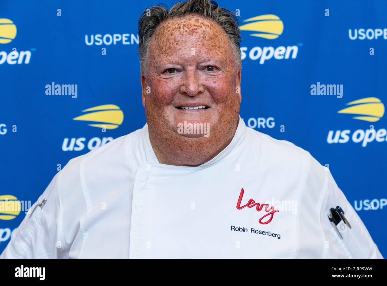 New Yokr, NY - August 25, 2022: Robin Rosenberg, Vice President of Levy Restaurants attends 2022 ...
