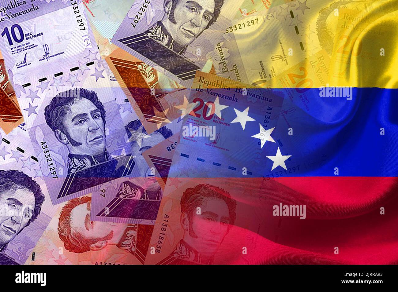 Venezuelan bolivar bills hi-res stock photography and images - Alamy
