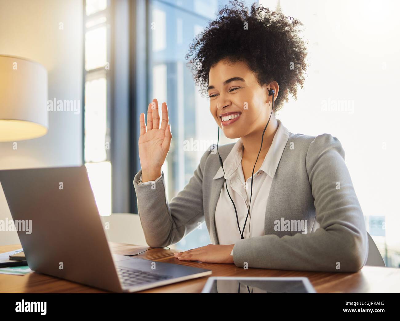 Laptop webinar, workshop training and business meeting on global zoom ...