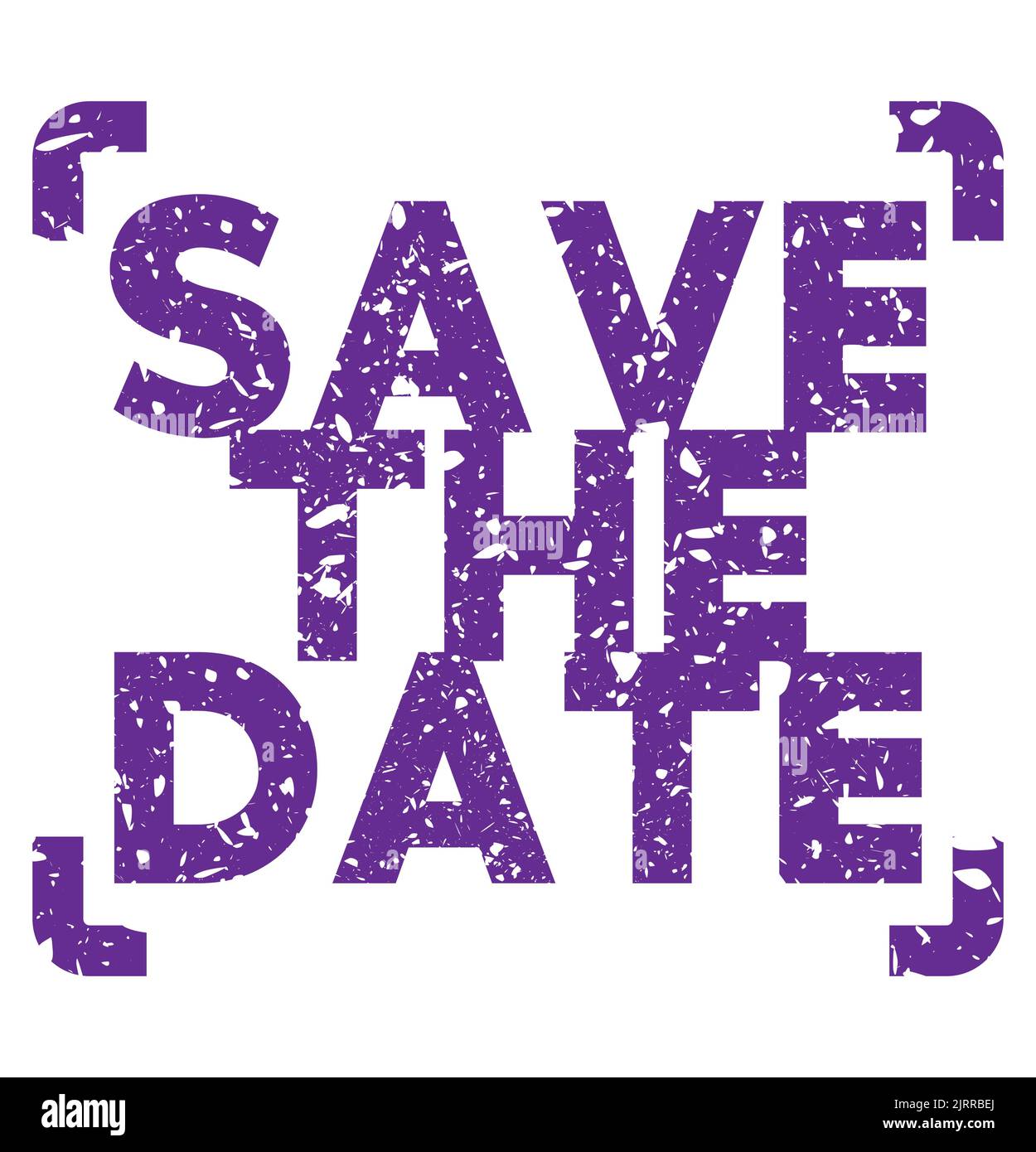 Simple vintage rubber stamp with Save The Date text Stock Vector Image ...