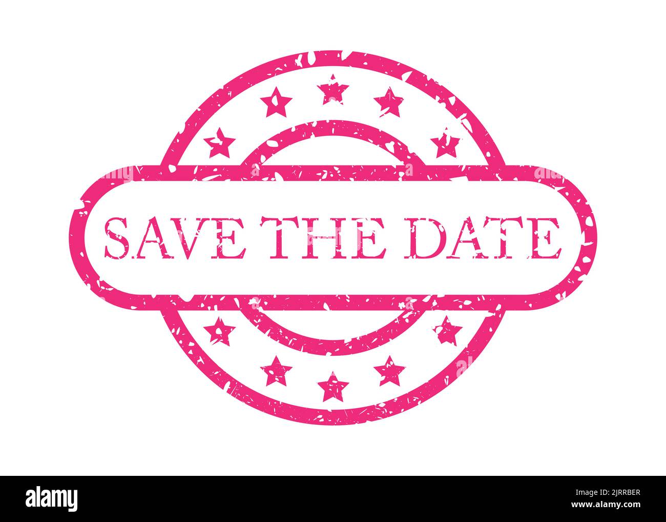 Simple vintage rubber stamp with Save The Date text Stock Vector Image ...
