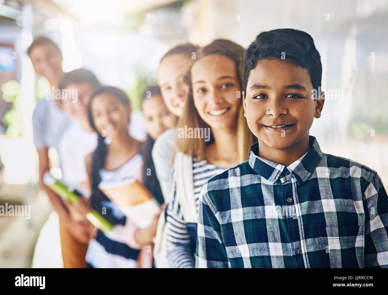 Were on a journey of learning together. Portrait of a group of happy ...