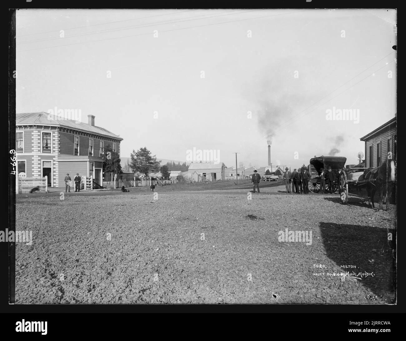Milton, circa 1904, Dunedin, by Muir & Moodie Stock Photo - Alamy