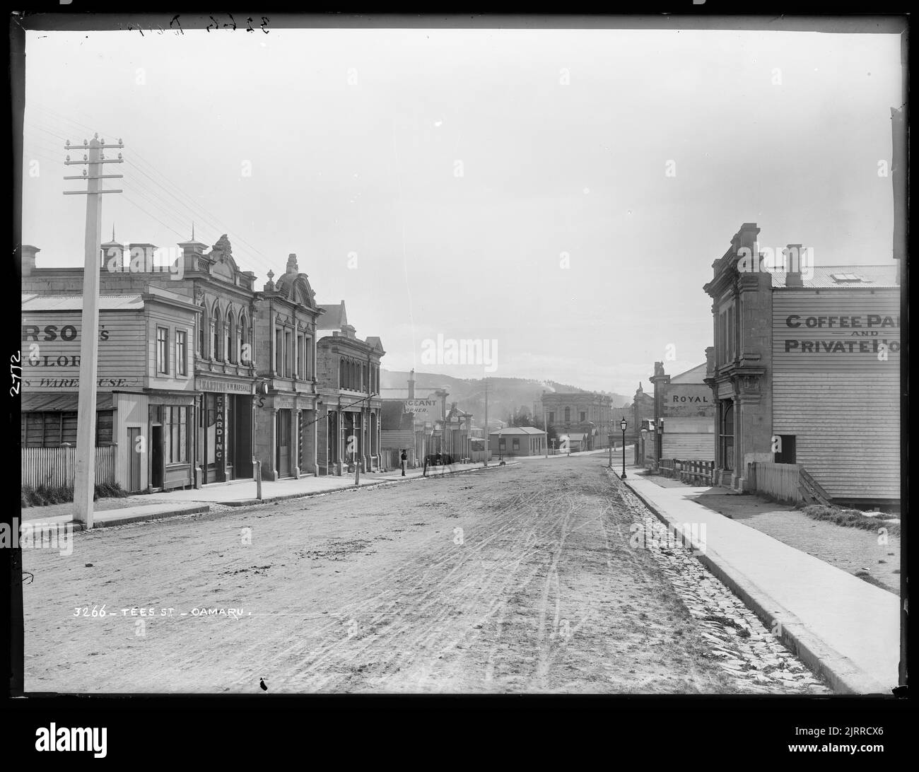 Tees Street, Oamaru, 1880s, Dunedin, by Burton Brothers Stock Photo - Alamy