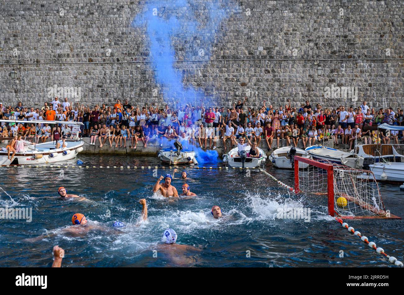 Dubrovnik, Croatia. 21st Aug, 2022. Water polo; Wild Waterpolo League ...
