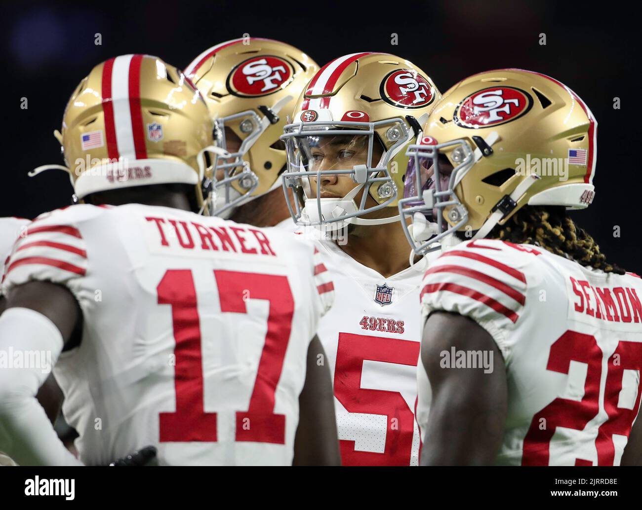 Houston, Texas, USA. 25th Aug, 2022. San Francisco 49ers quarterback ...