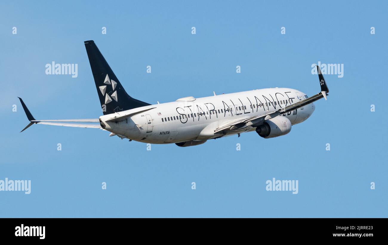 Richmond, British Columbia, Canada. 20th Aug, 2022. A United Airlines ...