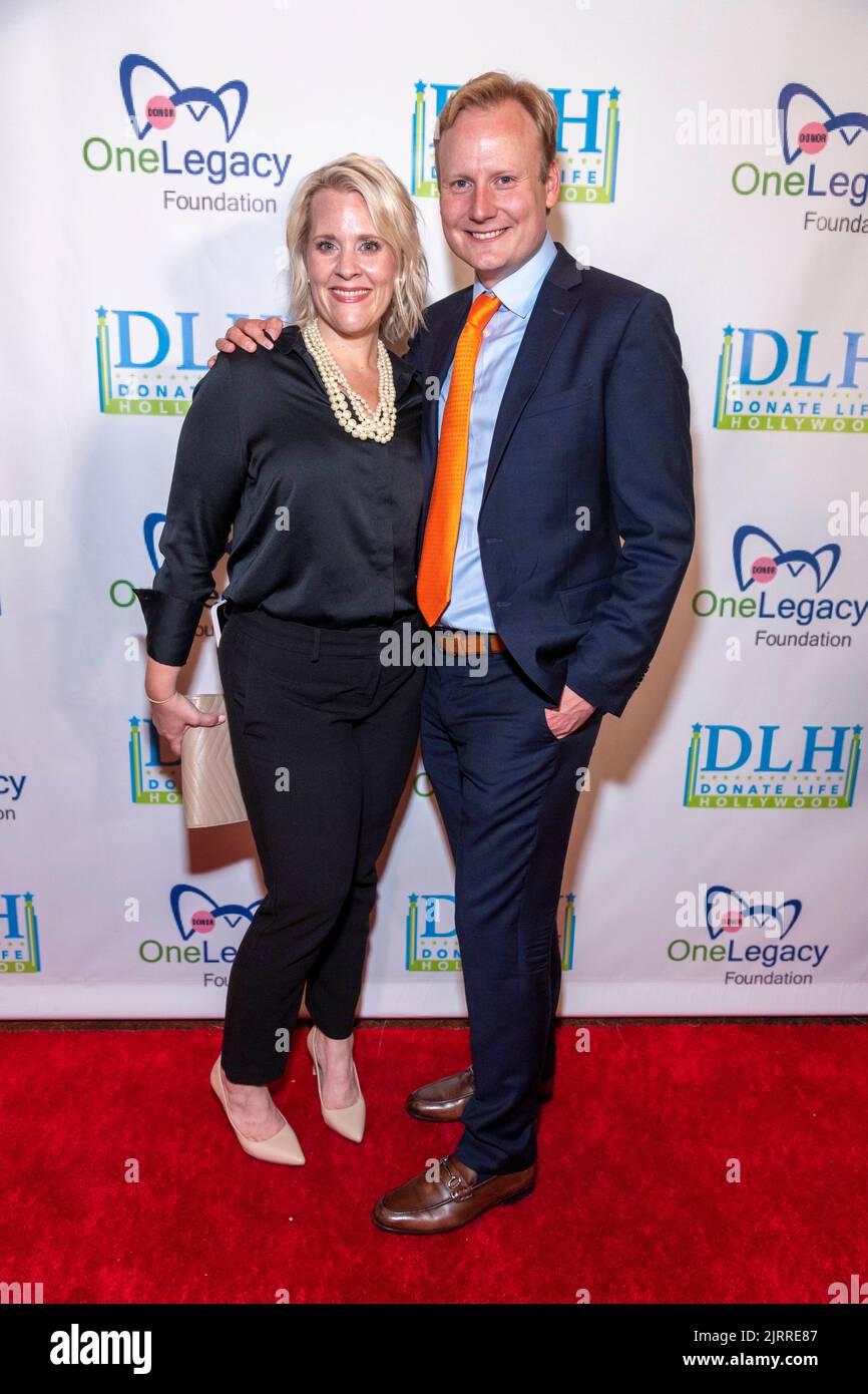 Hollywood, USA. 25th Aug, 2022. Heather Manion, Chris McCloskey attend ...