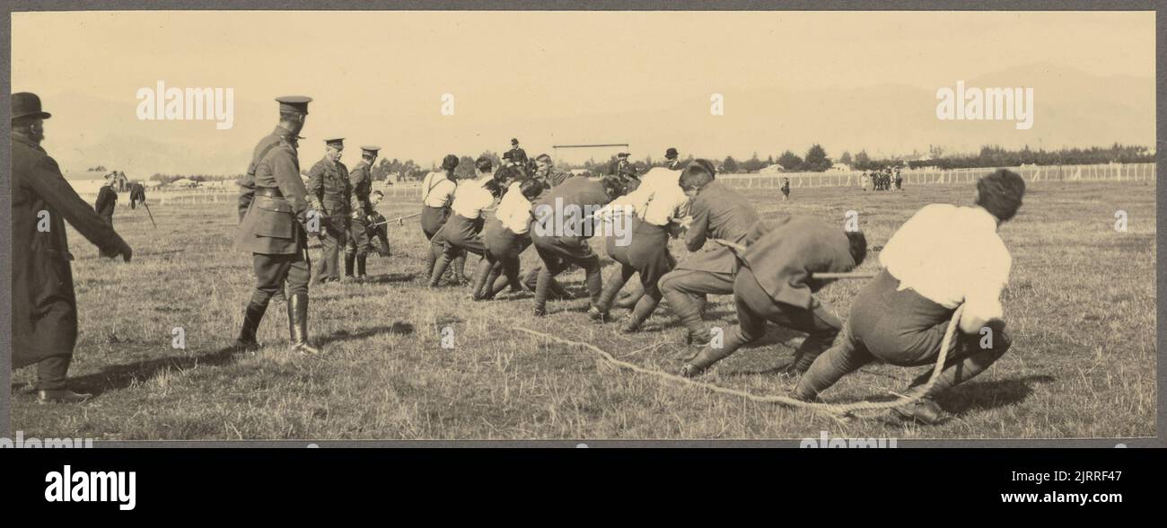 Visit of the sailors of the H.M.S. 'New Zealand' to Levin. April 15 ...