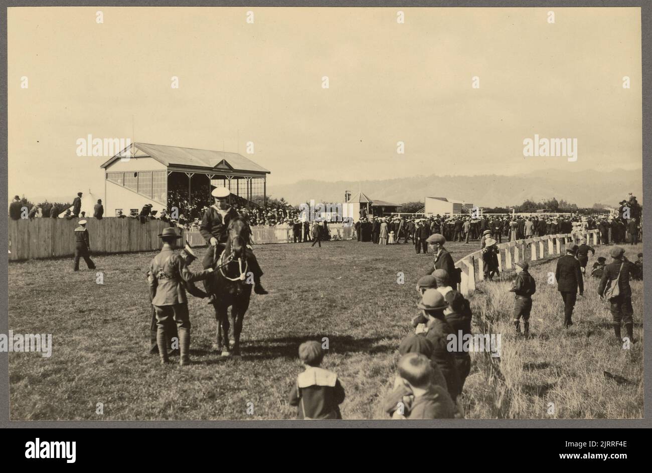 Visit of the sailors of the H.M.S. 'New Zealand' to Levin. April 15 ...