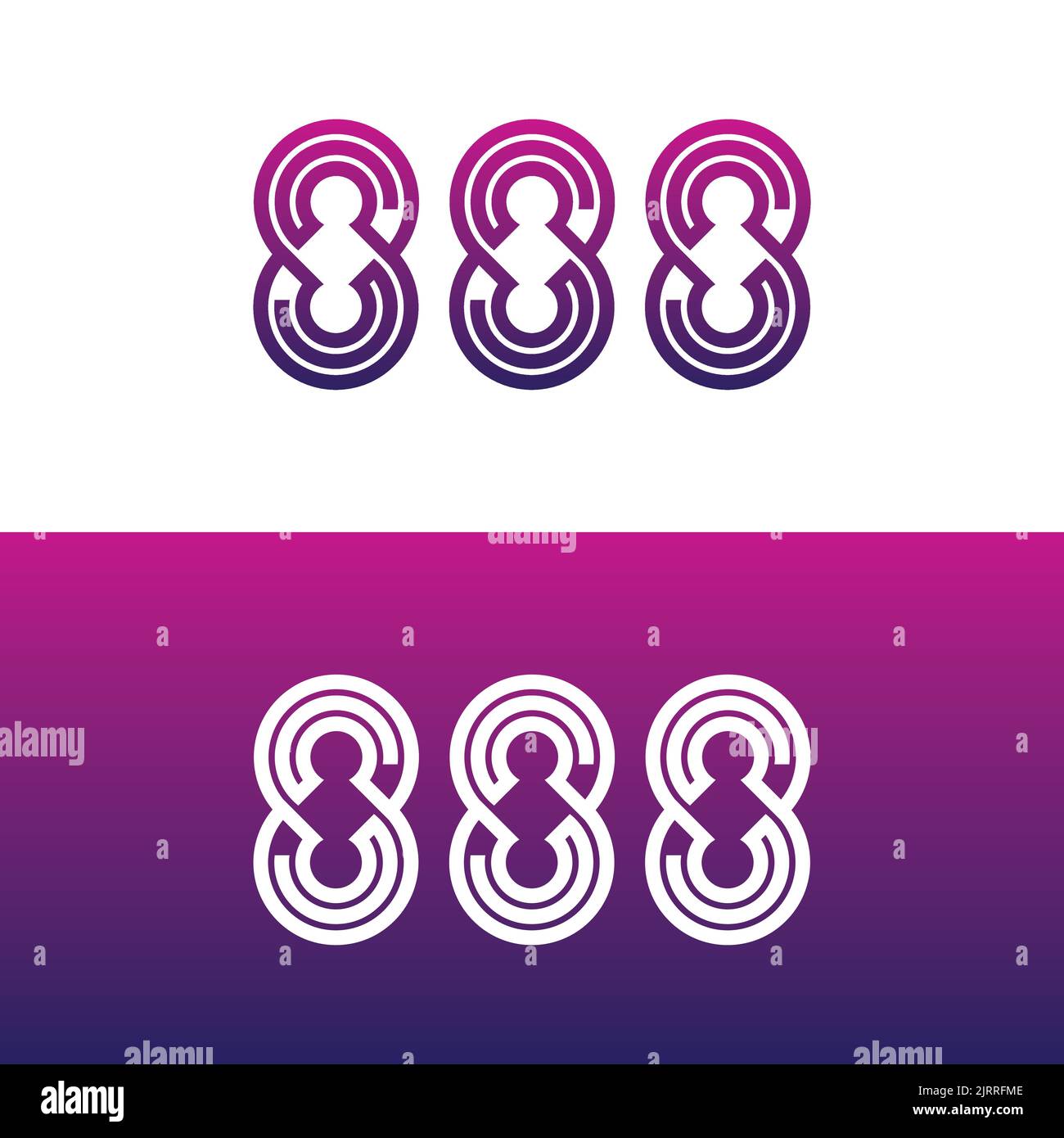 Number 888 Stock Vector Images - Alamy