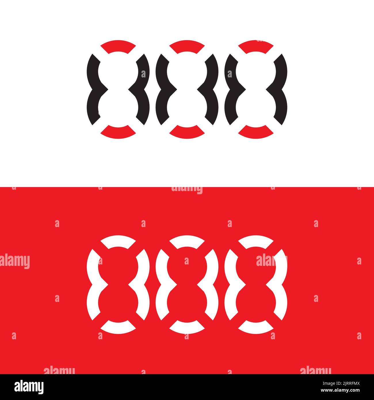 888 vector logo design Stock Vector Image & Art - Alamy