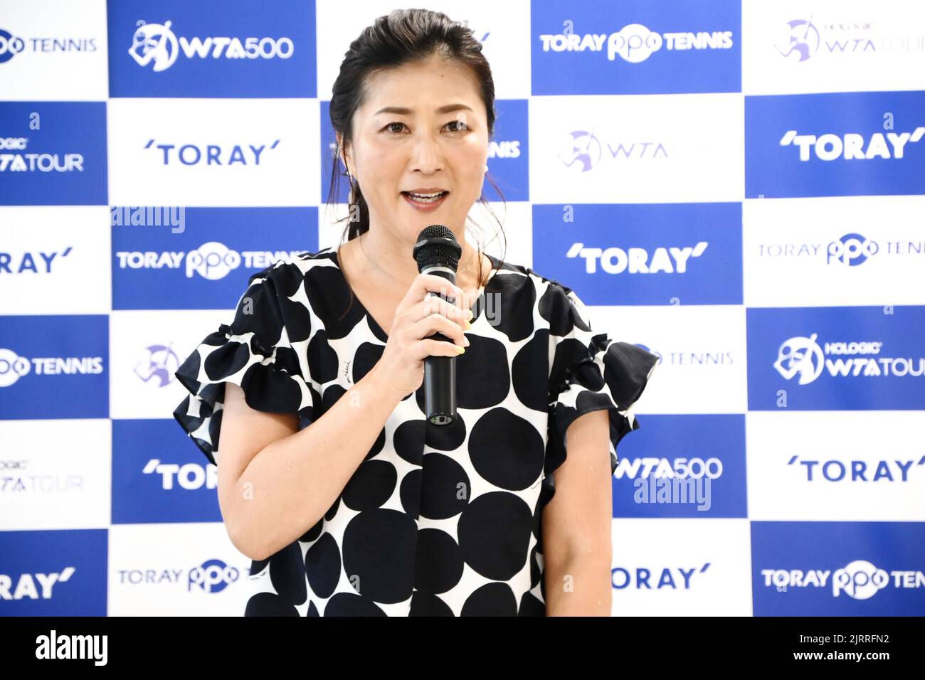 Tokyo, Japan. 26th Aug, 2022. Naoko Sawamatsu Tennis : 2022 TORAY PAN ...