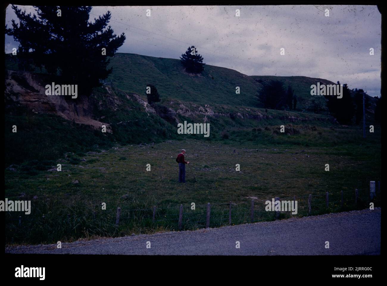 Exposed portion (ledge in centre) of eastern wing of Manawatu Fan just ...