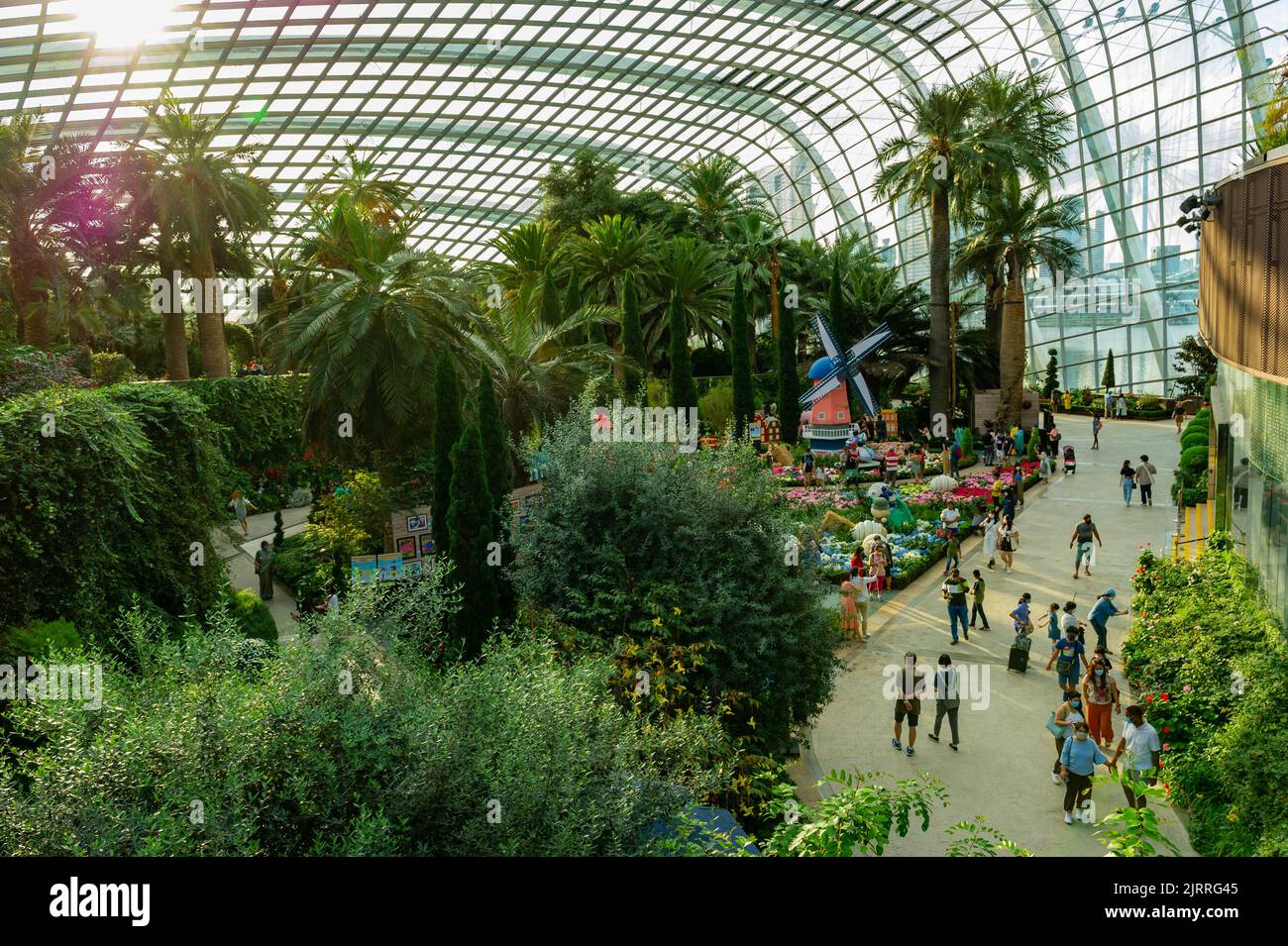 Flower Dome at the Gardens by the Bay, Singapore Stock Photo - Alamy