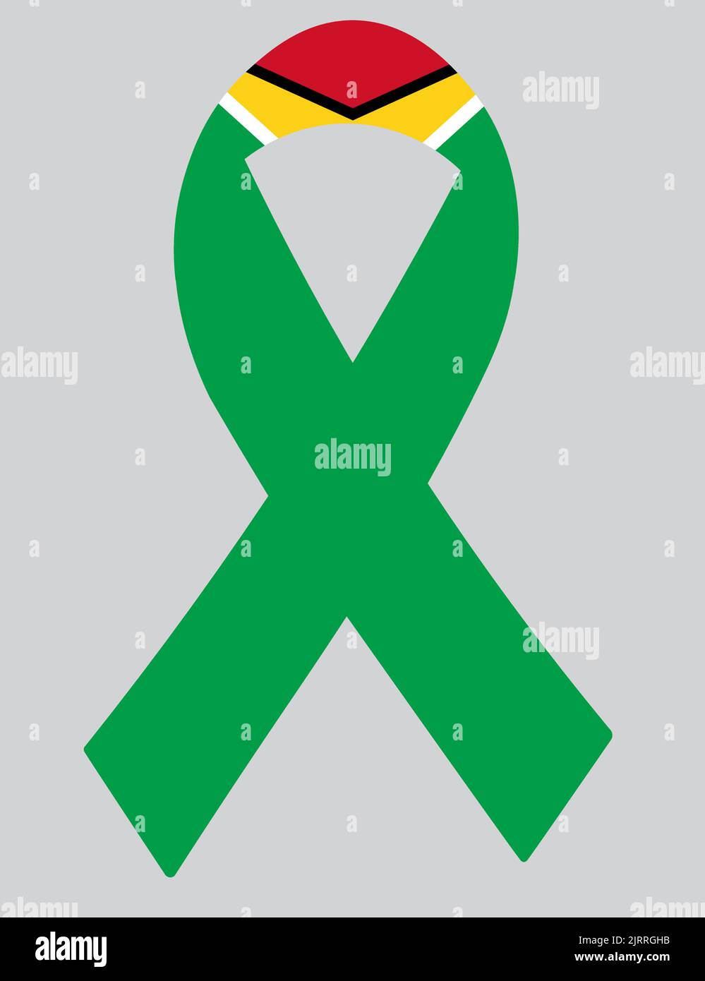 3D Flag of Guyana on a fabric ribbon Stock Vector Image & Art - Alamy