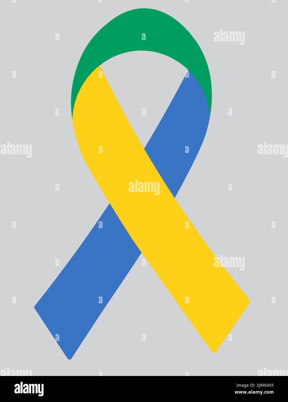 Gabon flag on map Stock Vector Images - Alamy