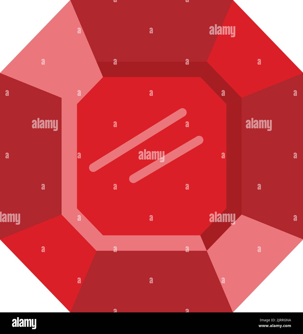 A red diamond icon on the white background Stock Vector Image & Art - Alamy