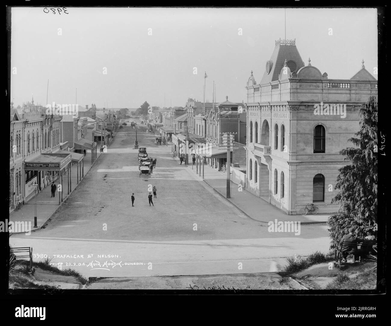 Trafalgar Street, Nelson, Dunedin, by Muir & Moodie Stock Photo - Alamy