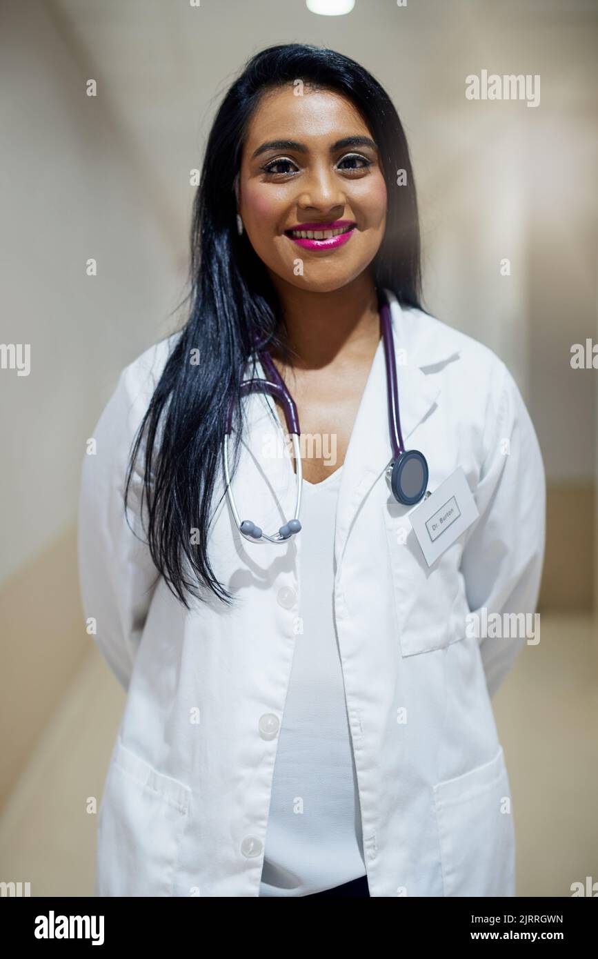 Here to make a difference, every day. Portrait of a female doctor ...