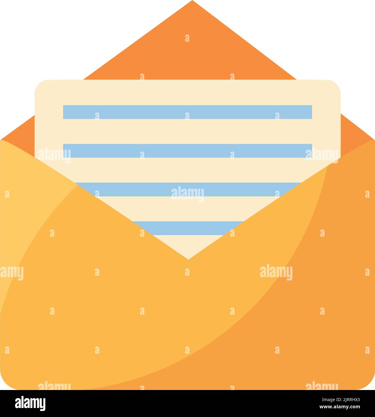 envelope mail open postal icon Stock Vector Image & Art - Alamy