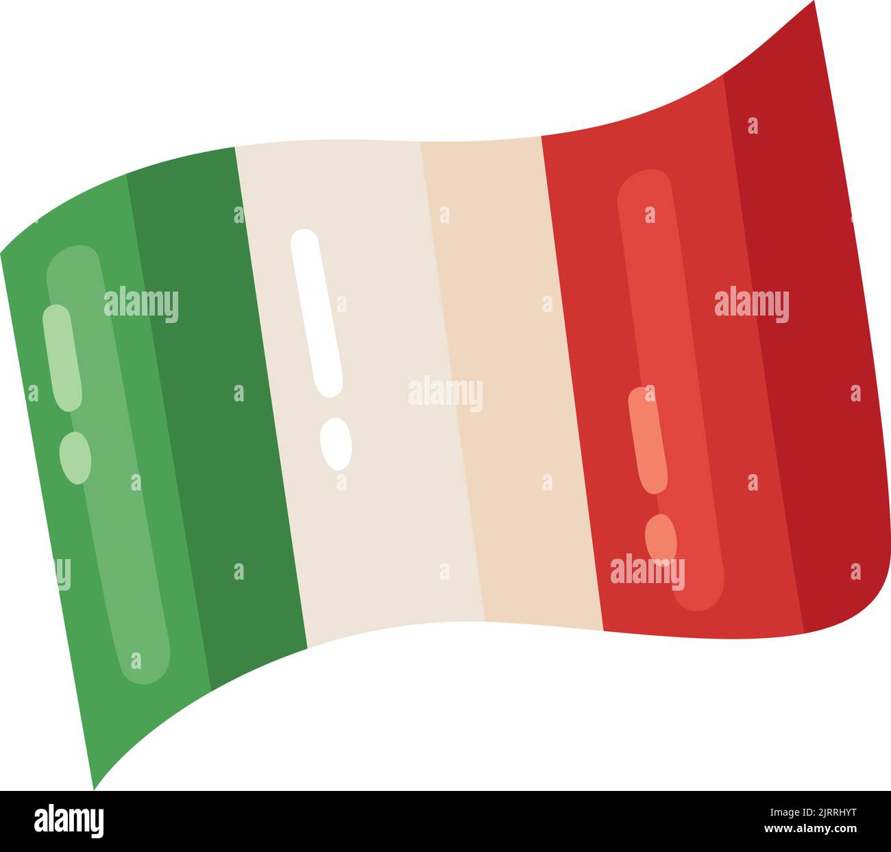 italian flag waving country icon Stock Vector Image & Art - Alamy
