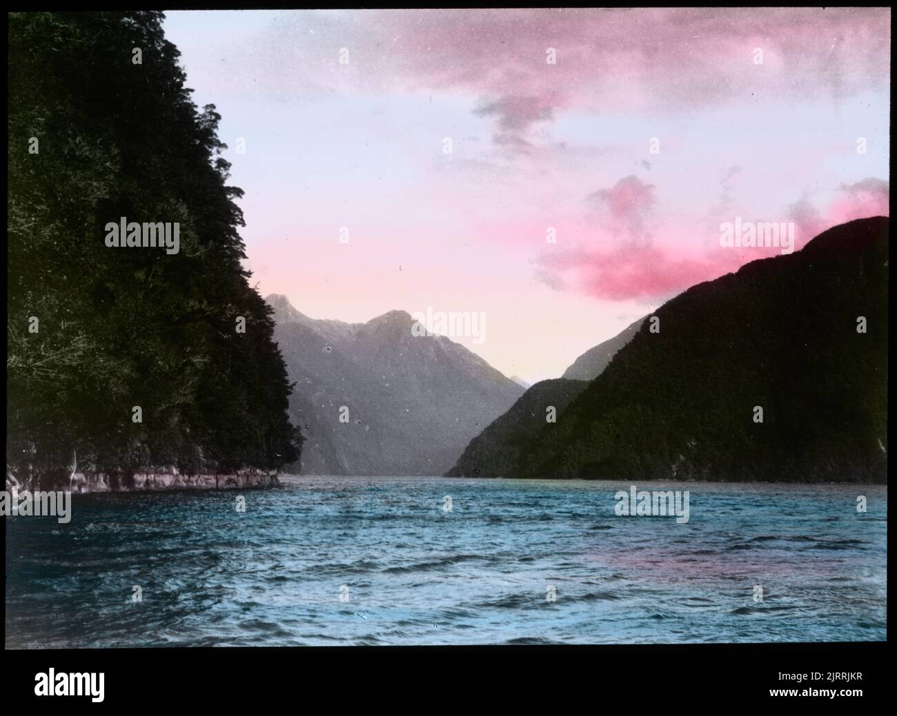 Entrance to Crooked Arm from Doubtful Sound, Southland, by Algernon ...