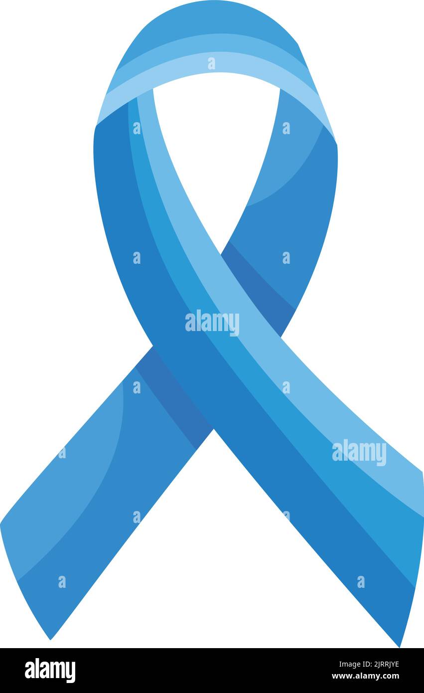 prostate cancer blue ribbon campaign icon Stock Vector Image & Art - Alamy