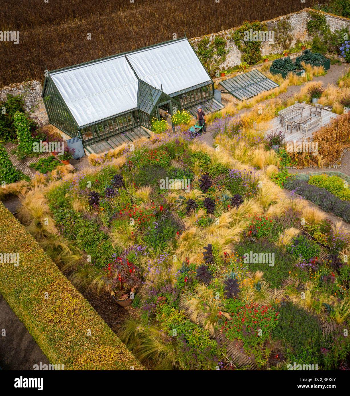 25th August 2022. Whitburgh House Walled Garden, near Patched in ...