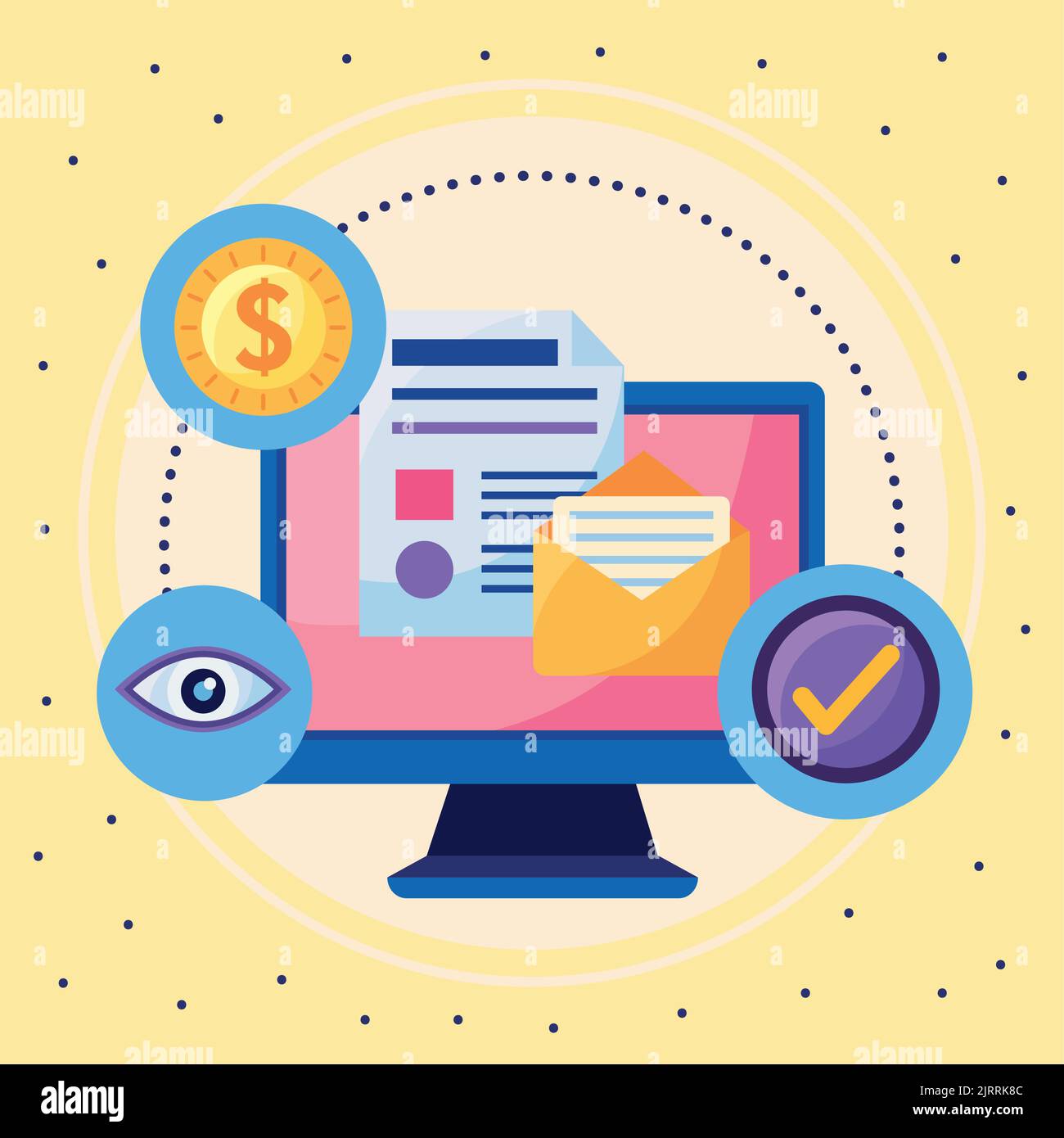 Money cyber fraud icons Stock Vector Images - Alamy