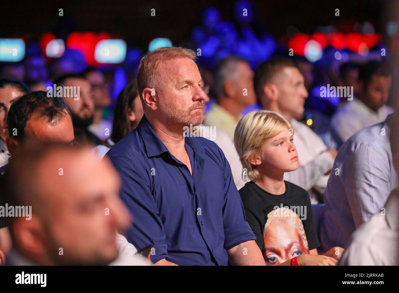 Tirana, Albania. 25th Aug, 2022. Igli Tare Ds of Ss Lazio during the ...