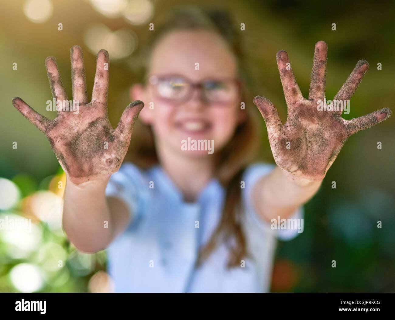 Its a sign of how much fun Ive been having. Portrait of a little girl ...