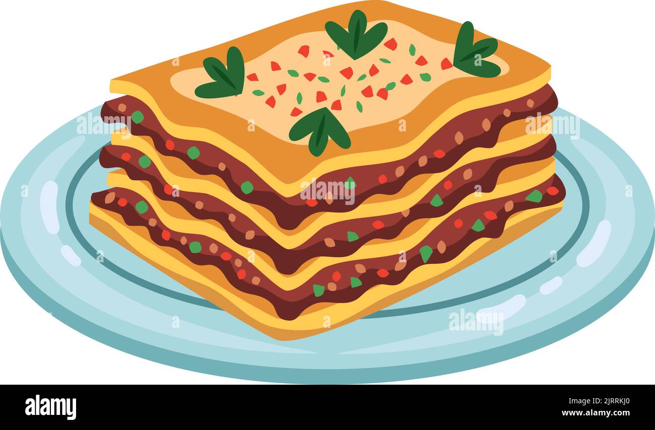 delicious lasagna italian food icon Stock Vector Image & Art - Alamy