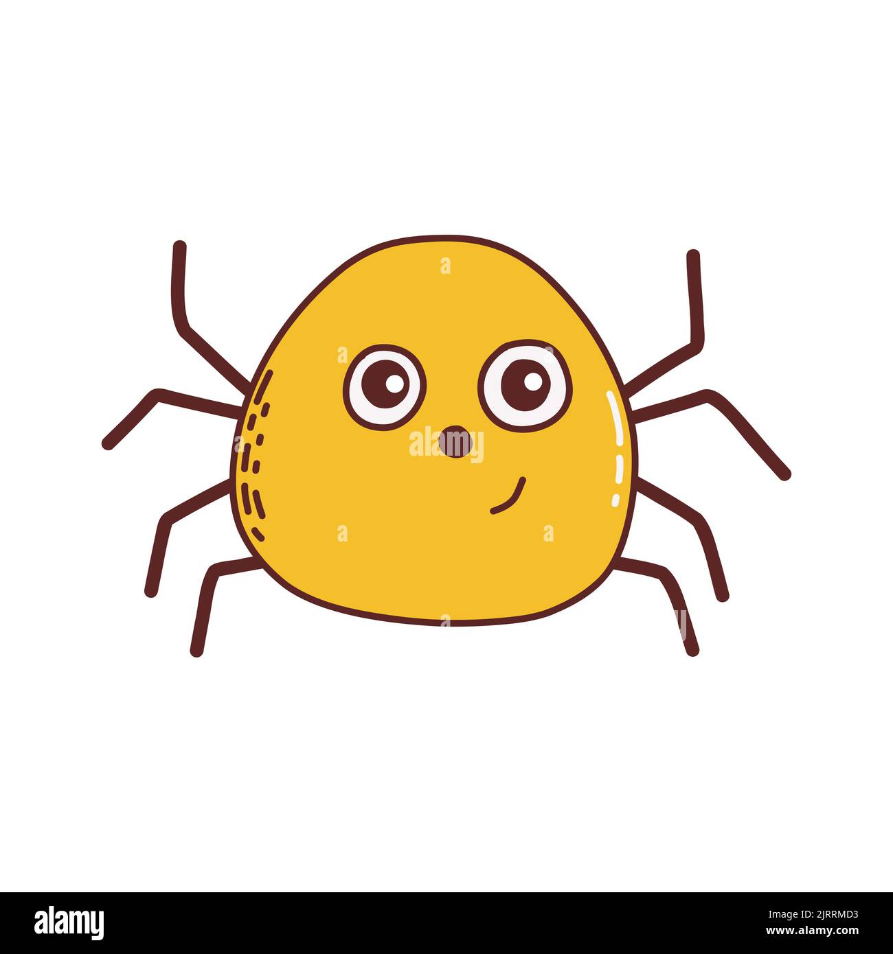 Funny Spider. Halloween element. Trick or treat concept. Vector ...